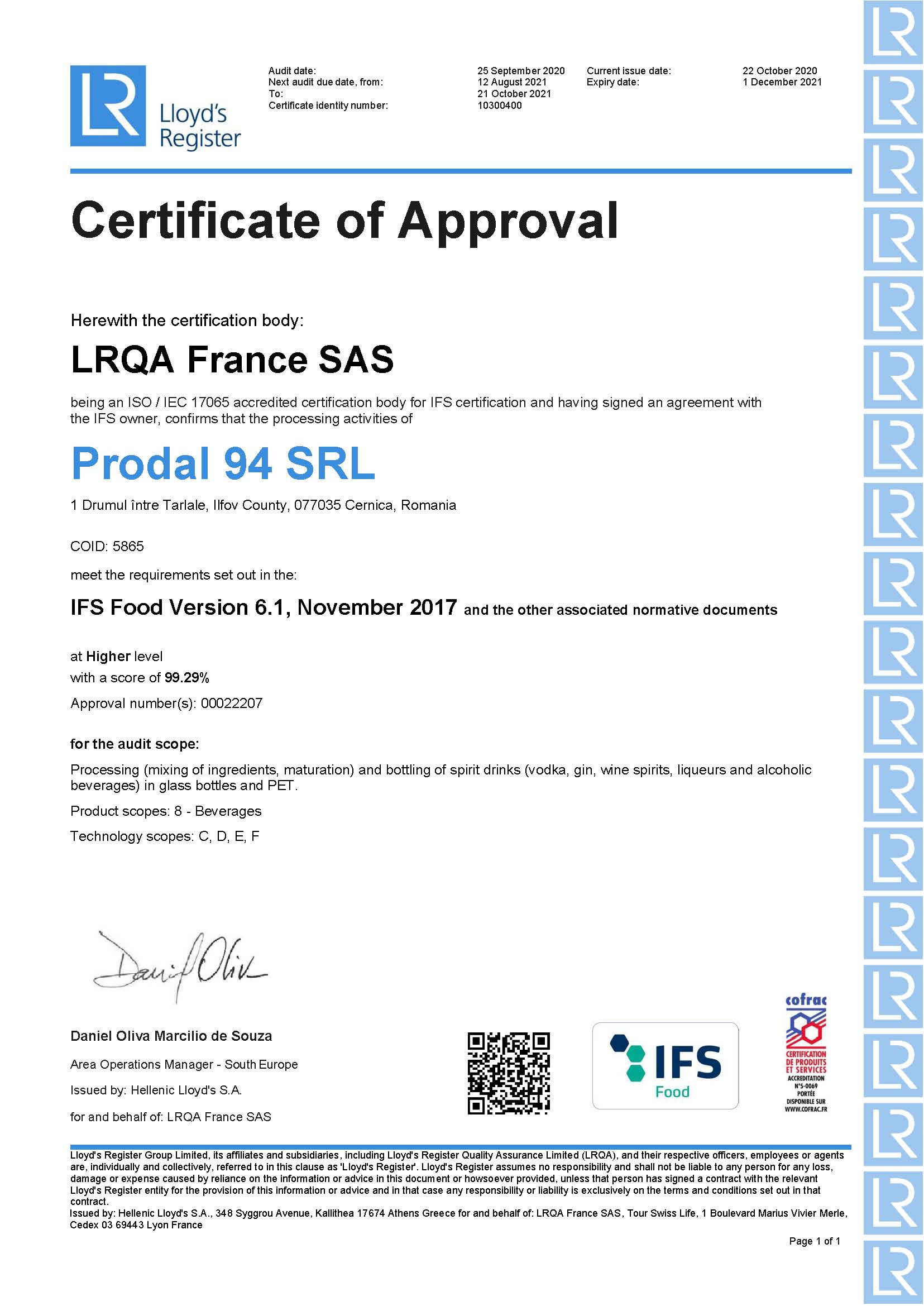 About Us | PRODAL 94